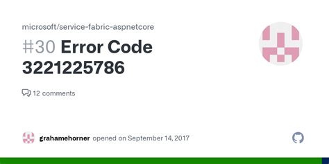 Error Code 3221225786 · Issue 30 · Microsoftservice Fabric Aspnetcore · Github