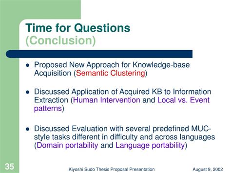 Ppt Automatic Acquisition Of Lexical Classes And Extraction Patterns For Information