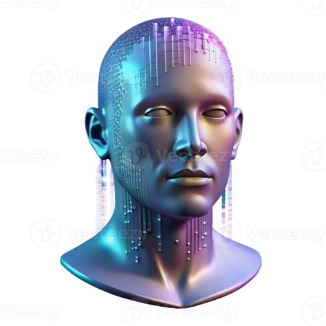 Extraordinary Abstract A Holographic Projection Of A Human Face