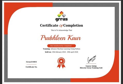 🚀🚀🚀i Have Successfully Completed My New Certification Advance Machine Learning Using Python