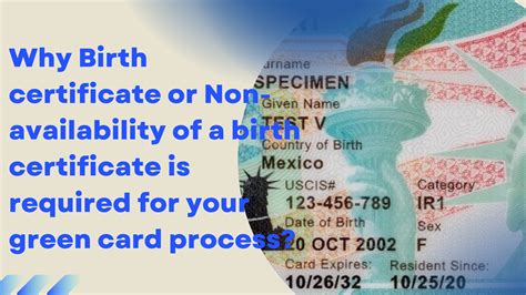 Birth Certificate And Green Card Why Do You Need One Or Not