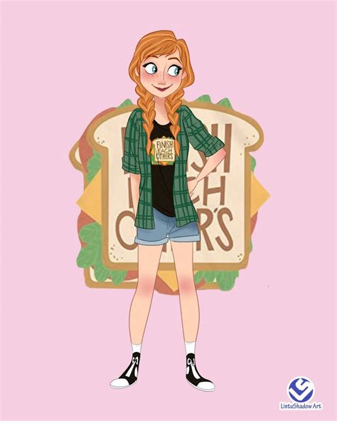 Princess Anna In Her Comfy Clothes By Migmonster1979 On Deviantart