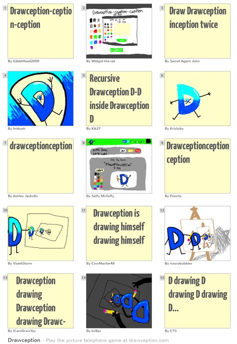 Drawception Ception Ception Drawception