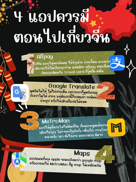 4 App ควรมีตอนไปเที่ยวจีนแบบรอด ชัวร์ แกลเลอรีที่โพสต์โดย Toeii Nawarat Lemon8