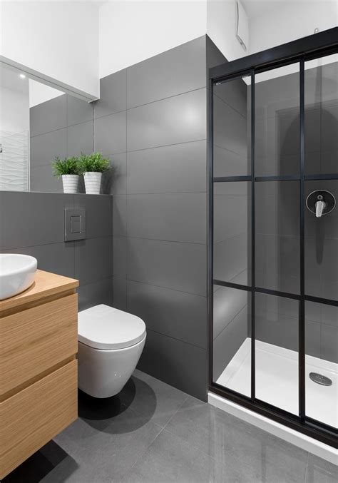 รวม 33 ไอเดีย ห้องน้ำโทนสีเทา สวยเรียบแบบสุขุม ดีไซน์สไตล์โมเดิร์น