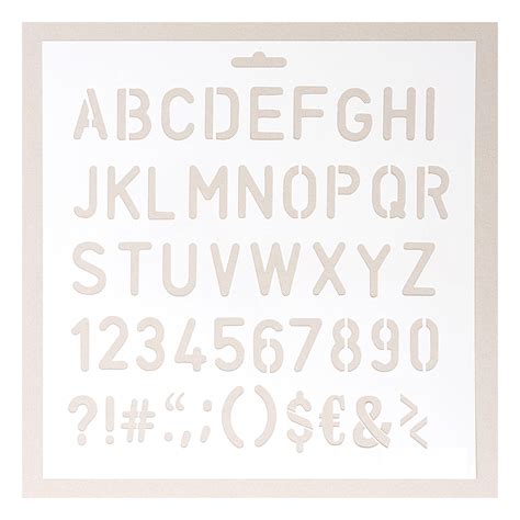 Large Letter Stencils Uk