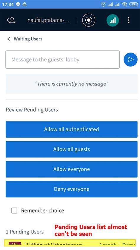 Issue For Waiting Users Page In Mobile View Issue