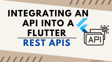 Integrating An Api Into A Flutter Working With Rest Apis