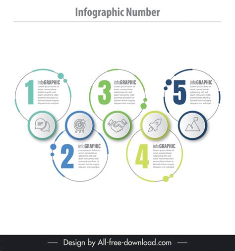 Infographic Statistics Template Chart Elements Decor Vectors Graphic