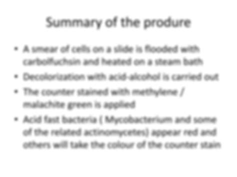 Solution Acid Fast Staining Studypool