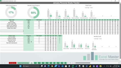 Excel Master On Linkedin Goaltracking Excelproject Productivity