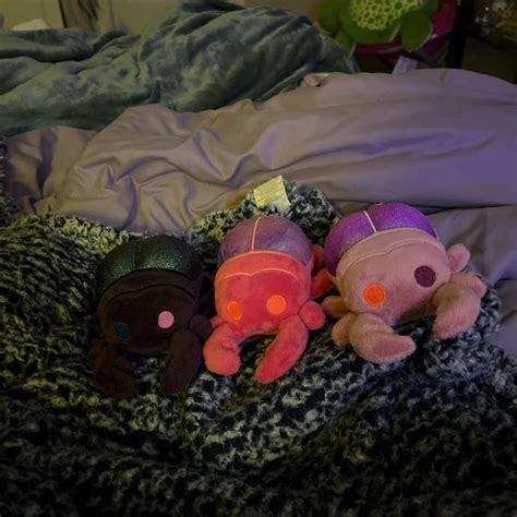 Shiny Shell Stag Beetle Bug Insect Coleoptera Minky Plush Adorable Colorful Unique Customizable