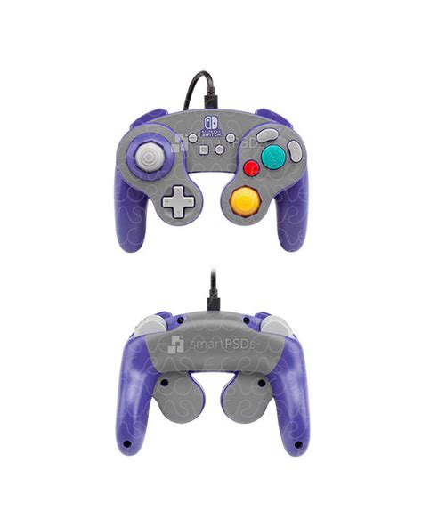 Powera Gamecube Wired Controller 2018 Skin Psd Mockup Template — Vecras