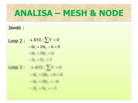 Solution Analisa Mesh Dan Node Politeknik Elektronika Negeri Surabaya Matematika Mesh And Node