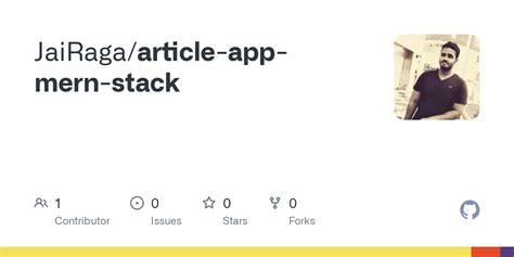 Github Jairagaarticle App Mern Stack