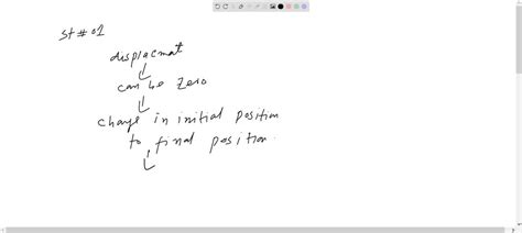 Solvedstatement 1 Displacement Of A Body May Be Zero When Distance