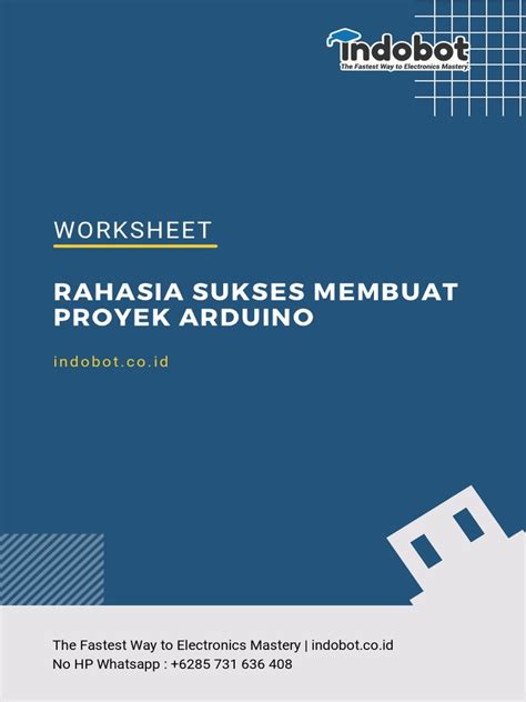 Worksheet Proyek Arduino Indobot Pdf