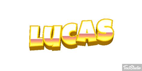 Lucas Name Animated  Logo Designs