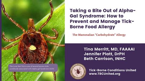 Webinar Taking A Bite Out Of Alpha Gal Syndrome How To Prevent And