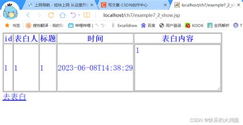 第七章 MVC模式 CSDN博客
