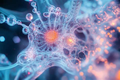 Abstract Nanotechnology Molecule Illustration Stock Illustration Illustration Of Accents