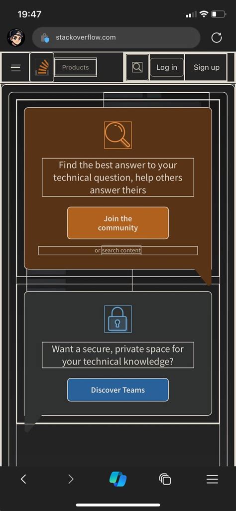 Stackoveflow Looking Wild In Forced Darkmode Rwebdev