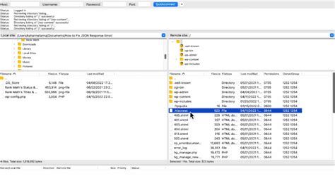 fixing “updating failed the response is not a valid json response”