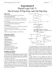 Lab4 Lecture8 Pdf EE320 Digital System Lab ECE UNIST Experiment 8 1