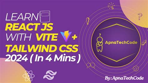 Vite React Js Tailwind Css 2024 Reactjs Vite Coding Frontend