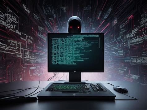 High Angle View At Various Computer Equipment With Programming Code On