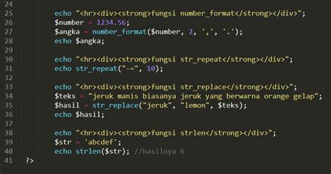Fungsi String And Datetime Di Php Web Sederhana ~ahmad Fikri