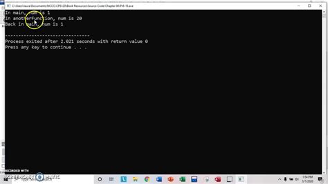 Local Vs Global Variables Youtube