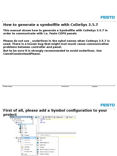 Symbol Configuration With Codesys357 Pdf