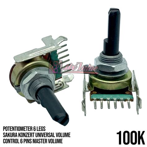 Stereo Potentiometer Volume Control 6 Pin Long Stereo Heavy Duty Lazada Ph