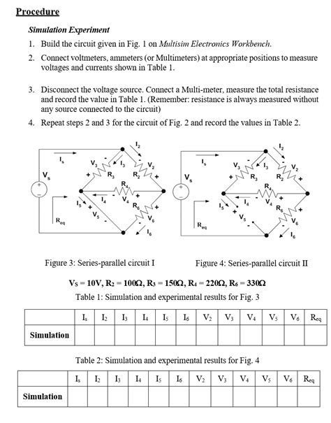 Solved Procedure Simulation Experiment Build The Circuit Chegg