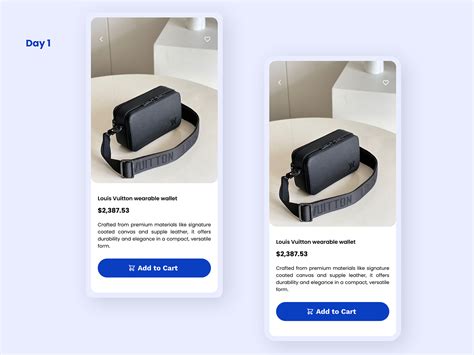 product card ui design behance