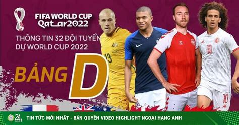 Thông Tin 32 đội Tuyển Dự World Cup 2022 Bảng D Pháp Dè Chừng