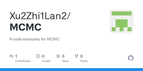 Github Xu2zhi1lan2mcmc R Code Examples For Mcmc