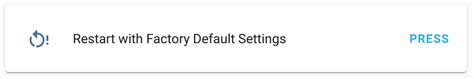 Factory Reset Button Esphome Smart Home Made Simple