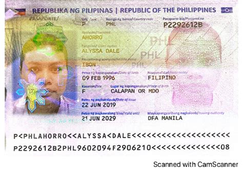 Passport Front Pdf
