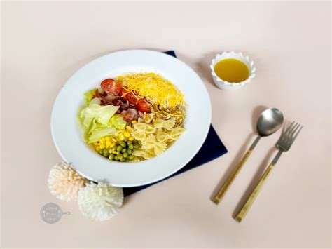 베이컨 치즈 샐러드 파스타 만들기 올리브오일 드레싱 요리 콜드 파스타 네이버 블로그