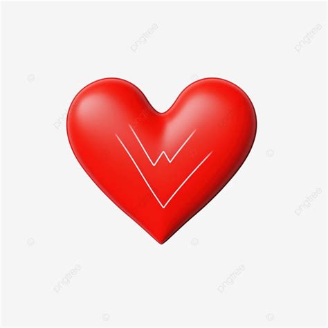 붉은 심장 맥박 사랑 마음 상징 Png 일러스트 및 이미지 에 대한 무료 다운로드 Pngtree