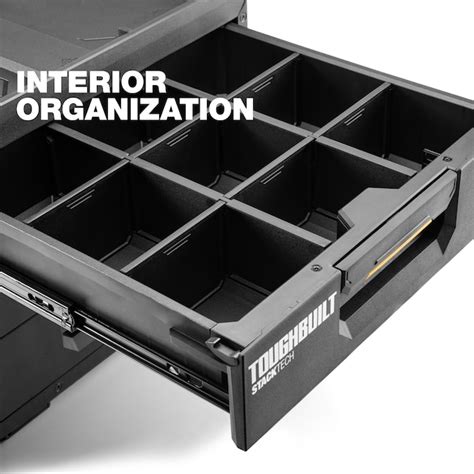 Toughbuilt Stacktech Xl 21 In W X 15 6 In H X 16 In D 3 Drawer Plastic Metal Tool Box Tb B1 D 70