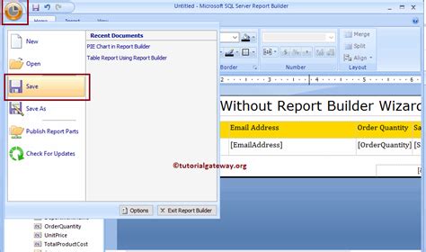 Create New Report In Ssrs Report Builder