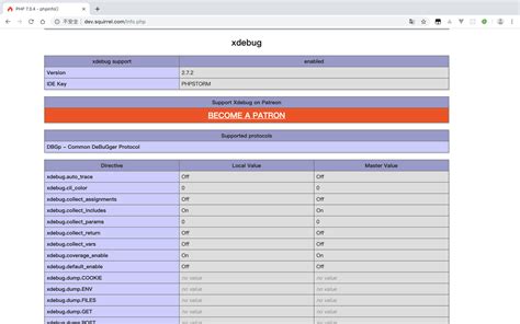 Docker环境下使用phpstormxdebug调试php 初心