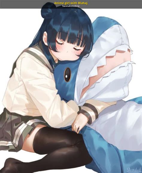 Anime Girl With Blahaj Spray For Counter Strike Source Css Sprays