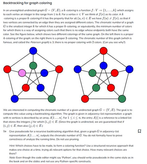 Backtracking For Graph Coloring In An Unweighted