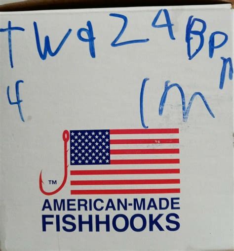 40 Eagle Claw L924bp Black 2x Treble Hooks Size 4 Round Bend