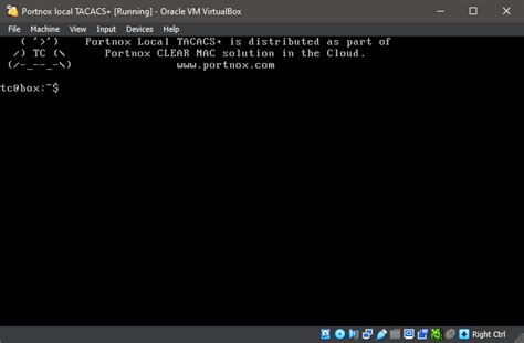 Run The Local Tacacs Server In Oracle Virtualbox