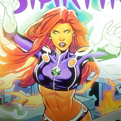 Starfire Teen Titans Comic Icon Starfire Comics Teen Titans Series